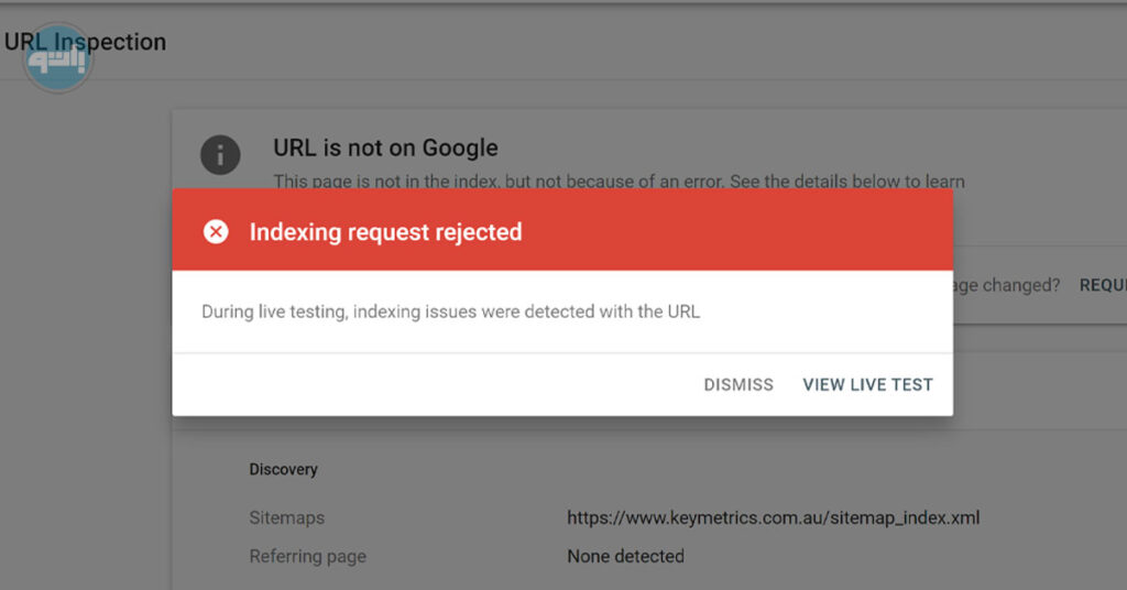 بررسی و رفع ارور Index Request Rejected در گوگل سرچ کنسول | وردپرس باتو